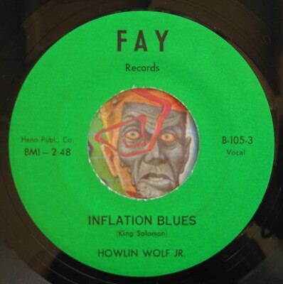HEAR Howlin Wolf Jr / Jump Jackson 45 R&B Inflation Blues / Soul Guitar ...