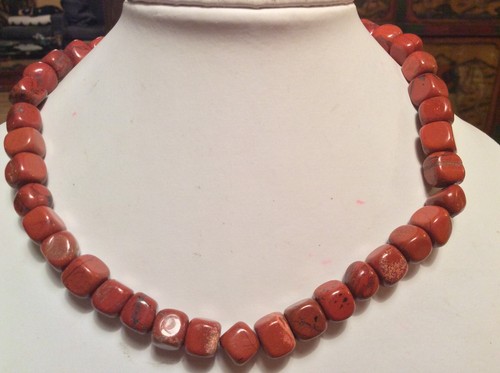 NATURSTEIN WÜRFEL STRANG ROTER JASPIS XXL 40 CM (88/6) | eBay