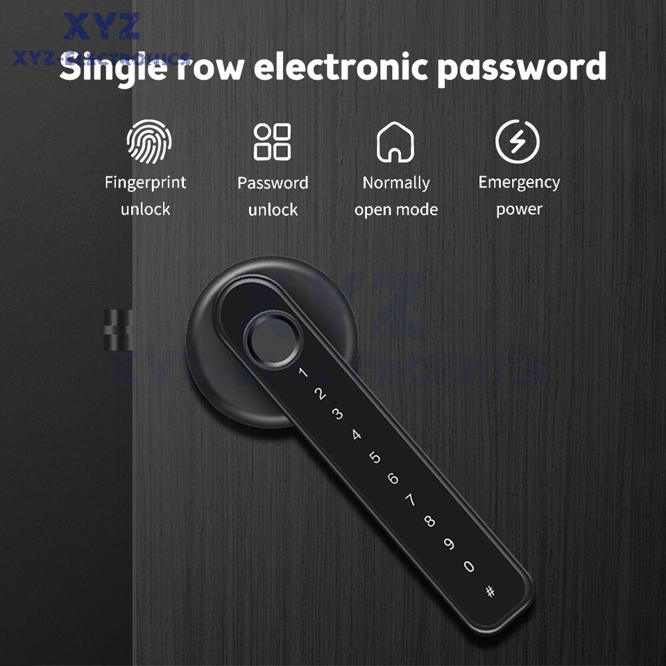 Fingerprint Door Lock Security Electronic Smart Door Lock Biometric ...