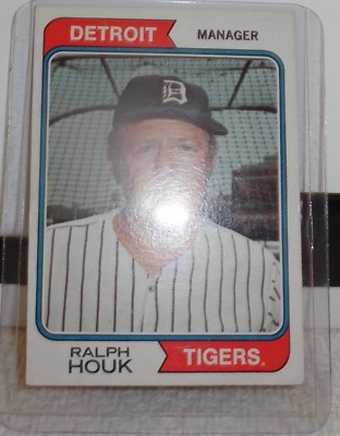 1974 Ralph Houk Detroit Tigers Topps #578 Baseball Card | eBay