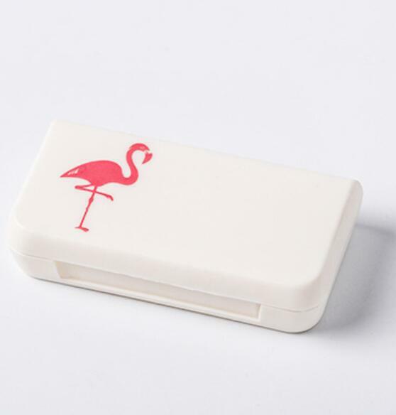 1PCS portable 3 grid mini pill box travel to work convenient pill box ...