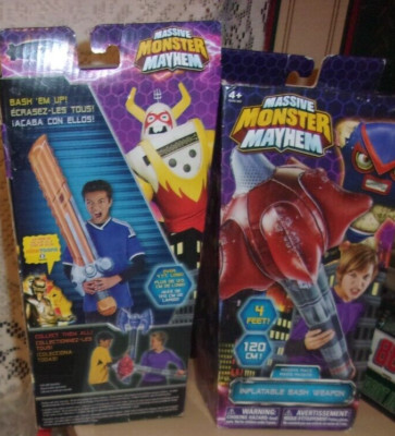 NEW Massive Monster Mayhem Inflatable Bash Weapon Massive Mace SEALED ...