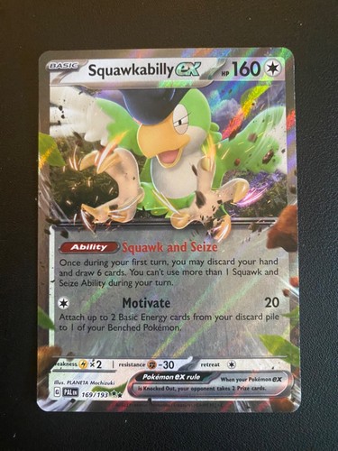 POKEMON TCG SQUAWKABILLY EX 169/150 S&V PALDEA EVOLVED ULTRA RARE!! | eBay