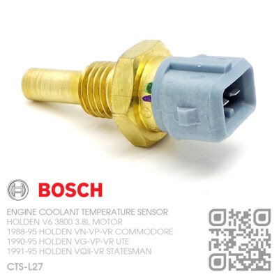 BOSCH ENGINE COOLANT TEMPERATURE SENSOR V6 3800 3.8L [HOLDEN VN-VP-VR ...