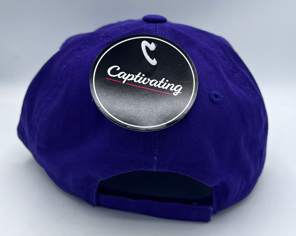 KANSAS STATE WILDCATS NCAA TEAM COLOR ADULT EMBROIDERED CAP HAT OSFM ...