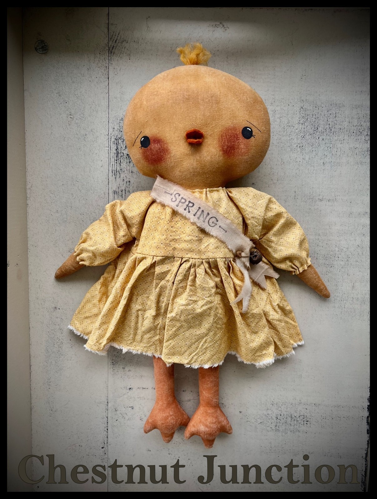 SPRING CHICKIE PATTERN by Chestnut Junction...primitive patterns ...