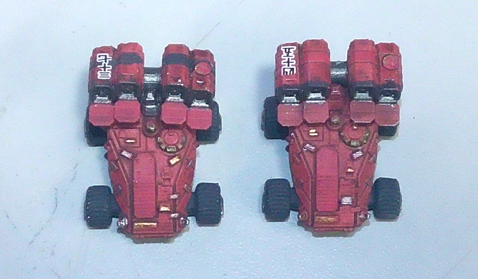 BATTLETECH LRM FAST-ATTACK COMBAT VEHICLE SET [HOUSE KURITA] (3D-RESIN ...