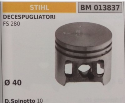 Complete Piston Segments And Spin Brush Cutter STIHL FS 280 Ø40 | eBay