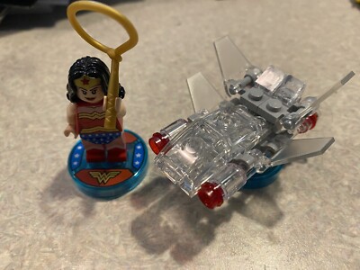 Lego Dimensions Dc Wonder Woman & Invisible Plane Minifigure With Lasso ...
