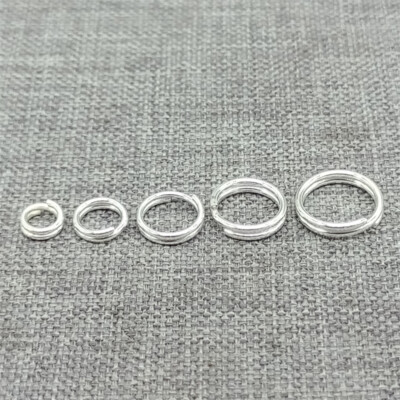 30pcs of 925 Sterling Silver Split Rings 4mm 5mm 6mm 7mm 8mm for ...