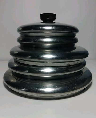 Revere Ware Stainless Steel Replacement Lids,Set Of 5 Sizes 6"-9" | eBay