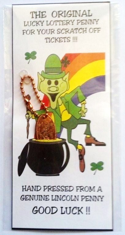 LUCKY LOTTERY PENNY LOTTO TICKET COIN SCRATCHER FOR LOTTERY TICKETS ...