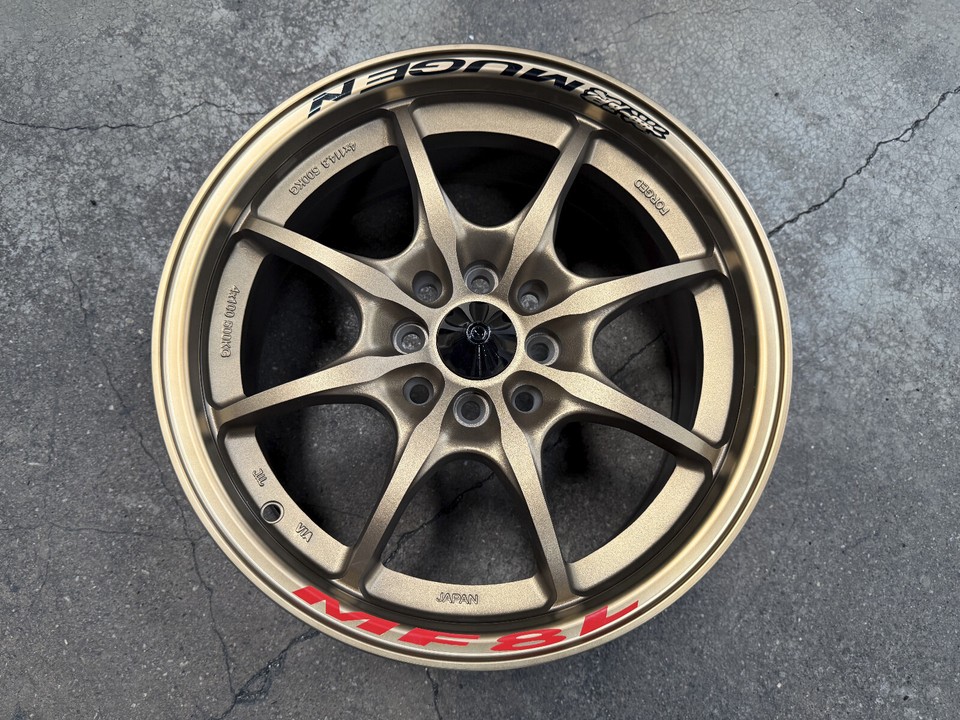 New 16 inch 4x100, 4 pcs Mugen MF8 Design BRONZE Rim PCD Honda Fit Jazz ...