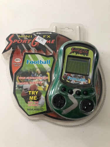 Mini FX Sport Game Football Brand New in Package Great Gift! Handheld ...