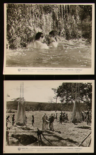 RAMPAGE MOVIE PHOTO (2) 1963 ELSA MARTINELLI ROBERT MITCHUM HATARI | eBay