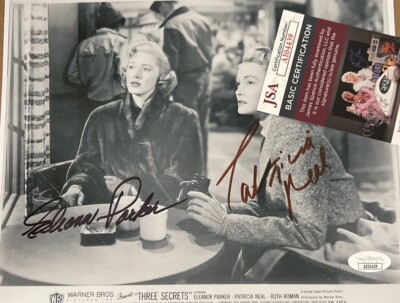 Patricia Neal AND Eleanor Parker Stunning SIGNED PHOTO COA JSA 8x10 ...
