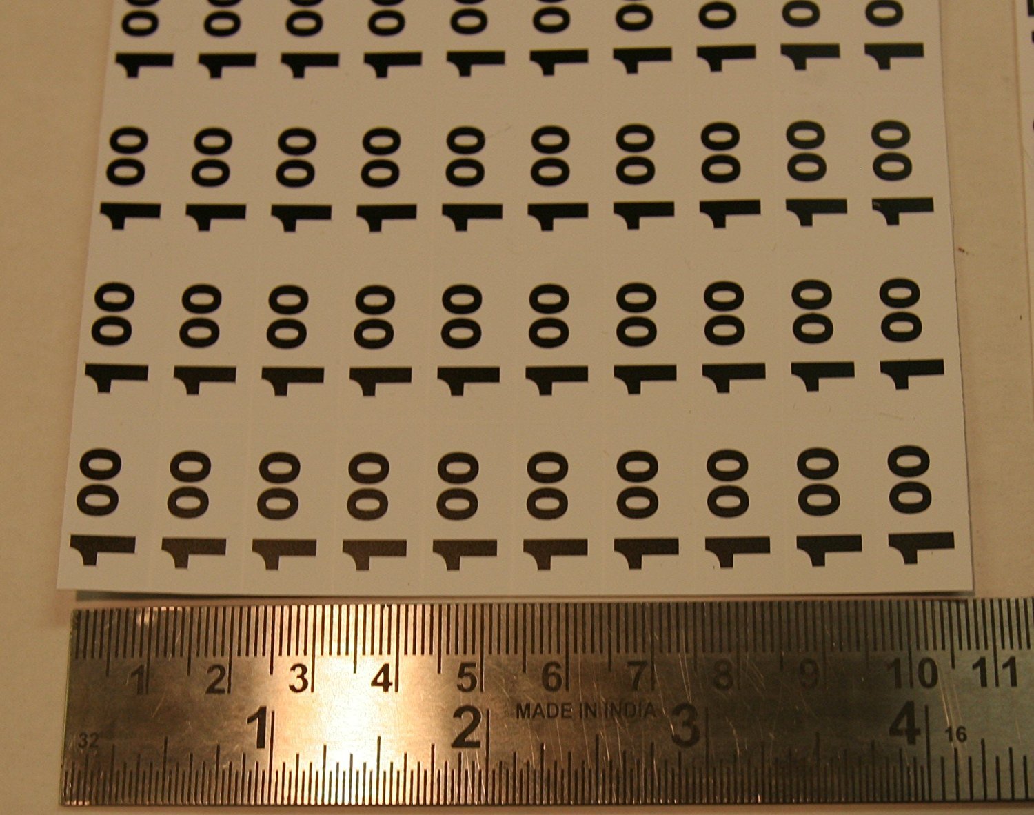 Vending machine price label stickers - $1.00, $1.25, $1.50, $1.75 & $2. ...