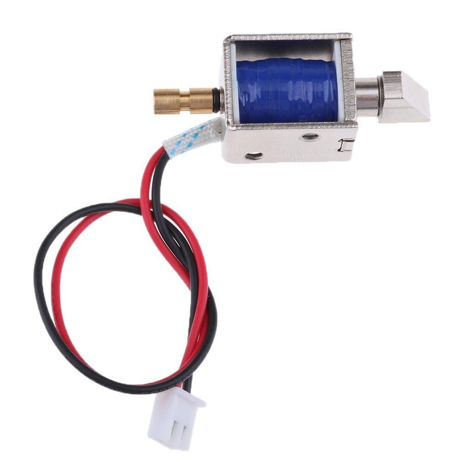 12V 0.43A Mini Electric Bolt Solenoid Lock for Doors Gates Cabinet ...