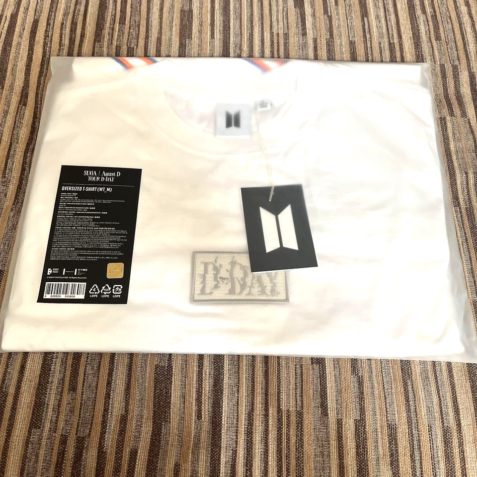 BTS Kpop Suga Agust D Tour D-Day Oversized T-Shirt Asia Tour Official Medium | eBay