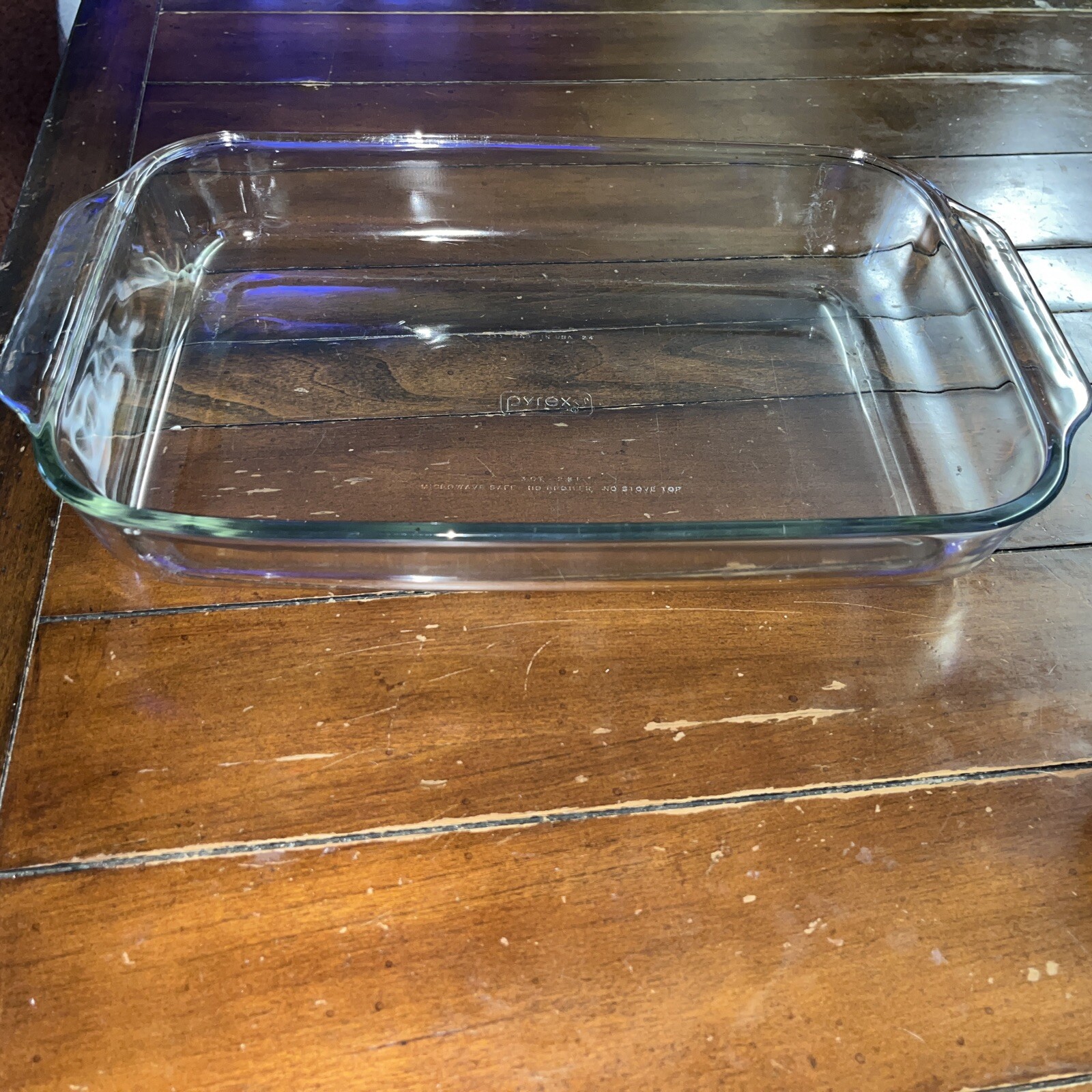 Vintage PYREX #233-R Clear Glass 13x9x2 3Qt Casserole/Baking Dish ...