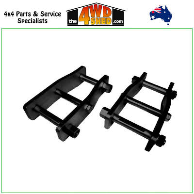 Roadsafe 4WD Rear Extended Shackles fit Ford Ranger PJPK Mazda BT50 ...