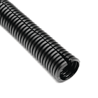 3/8" Wire Loom, Black 85°C Polyethylene Split Sleeving, 1000 ft Length ...