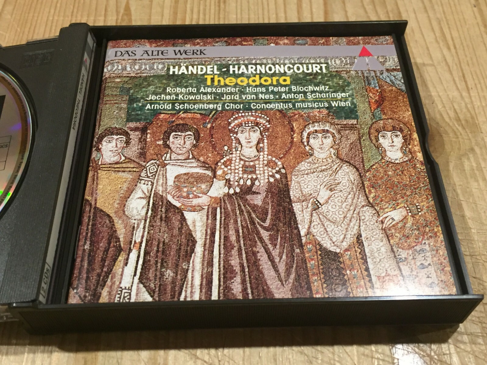 Handel Theodora HARNONCOURT BLOCHWITZ ROBERTA ALEXANDER TELDEC 2 CD BOX ...