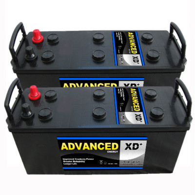 Pair of 12v ABS 637 HEAVY DUTY COMMERCIAL BATTERY TYPE 637/627 | eBay UK