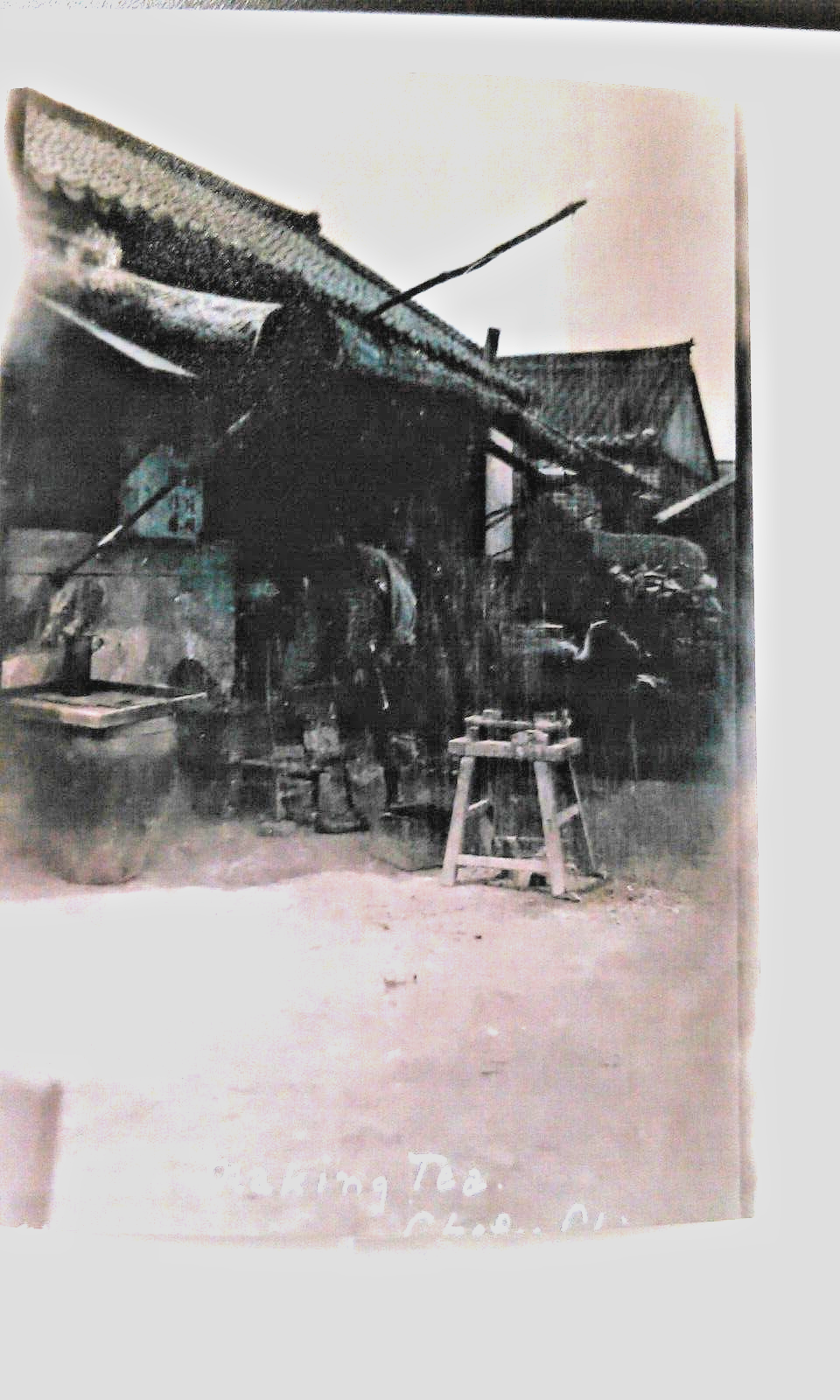 VINTAGE NEGATIVE; MAKING TEA IN CHEFOO, CHINA; CIRCA 1912 | eBay