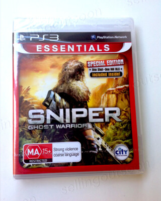 Sniper Ghost Warrior SPECIAL EDITION + DLC PS3 NEW Aus PAL Playstation ...