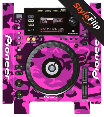 Pioneer CDJ-900 Skin | Camo Pink | Protective Decal | StyleFlip Skins ...
