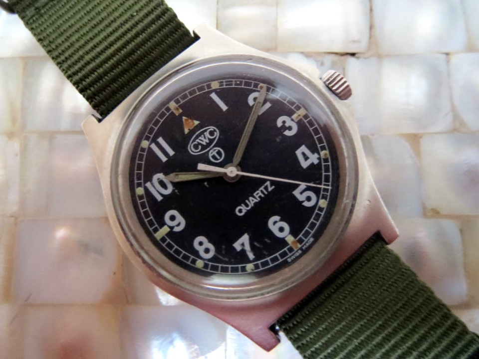 CWC G10 QUARTZ MILITARY WATCH BRITISH ARMY ISSUED 1998 FWO NEW STRAP ...