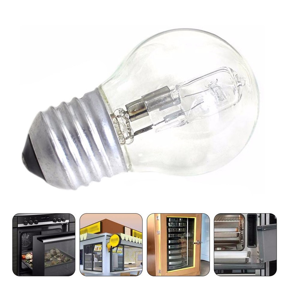 4 Pieces E27 Oven Lamp Halogen Light Heat Resistant 42W Replacement ...