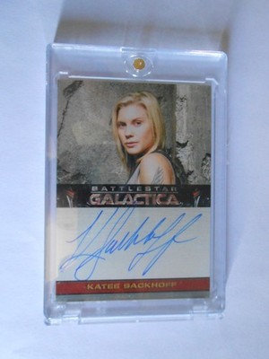 KATEE SACKHOFF BATTLESTAR GALACTICA Autograph Auto Card Kara Thrace ...
