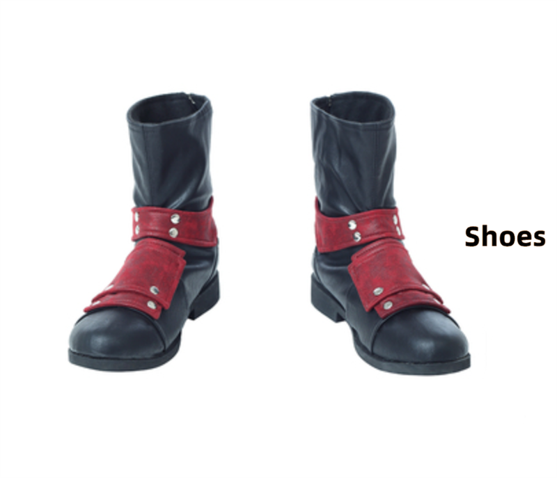 Deadpool Cosplay Costume Jumpsuit With Boots Accessories Set Custom ...