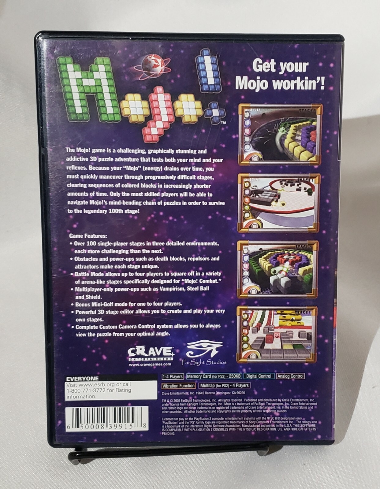 Mojo Sony Playstation 2 PS2 Complete CIB Crave | eBay