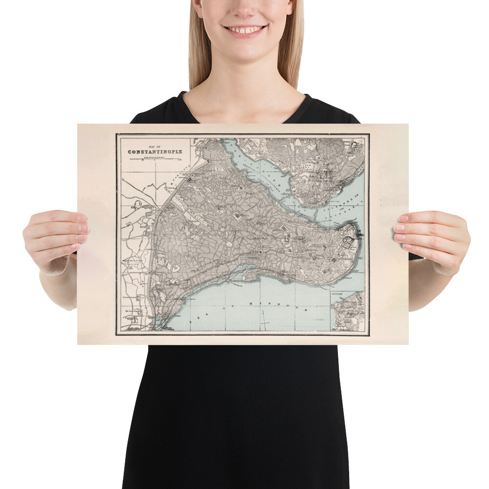 Ancient Constantinople Map