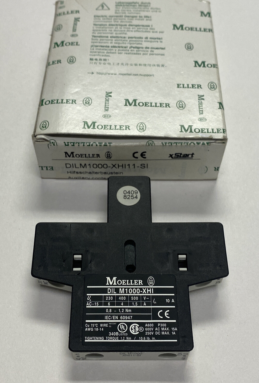 MOELLER,DILM1000-XHI11-SI,AUXILIARY CONTACT MODULE NEW | eBay