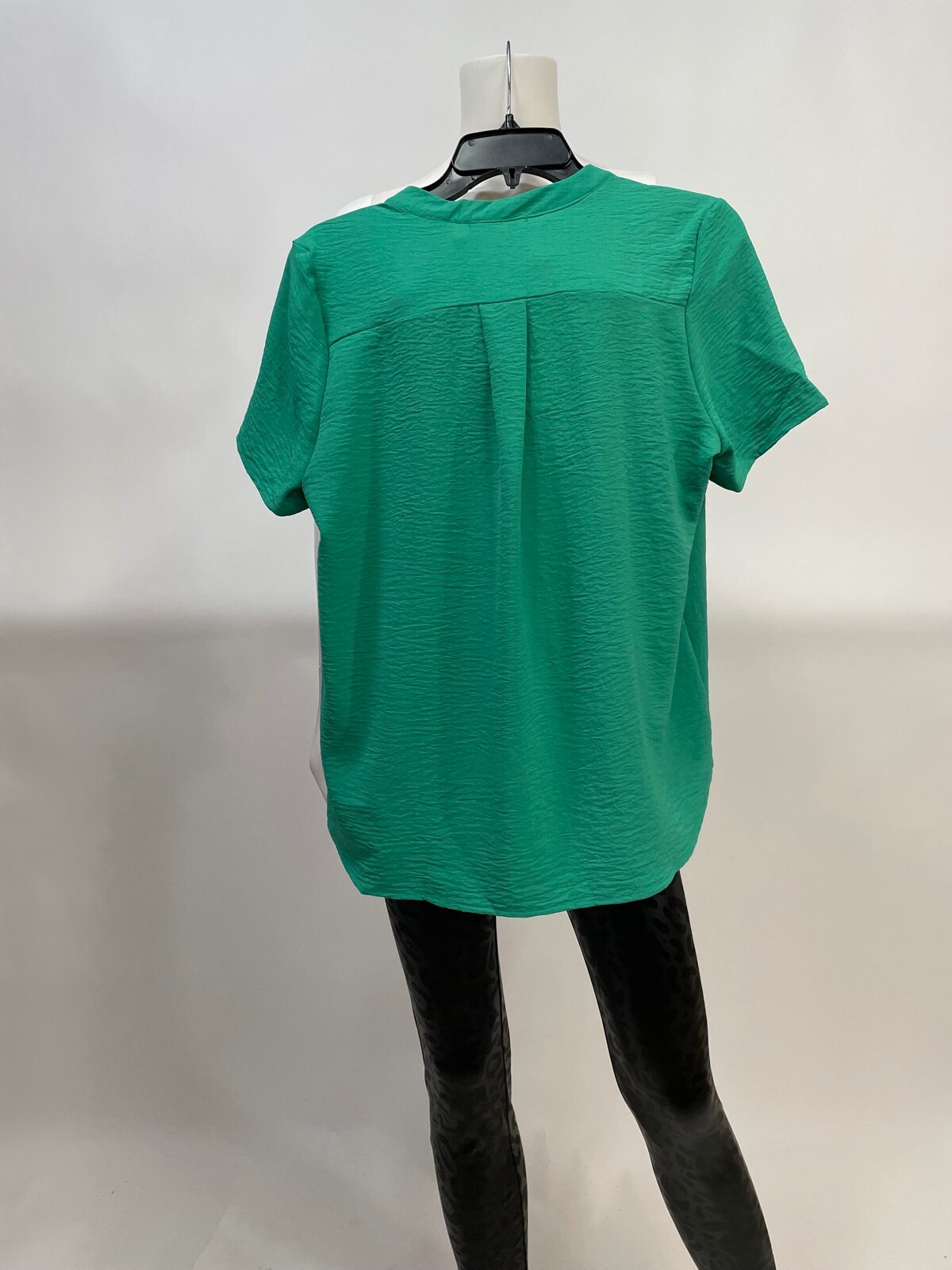 Entro Kelly Green Short Sleeve Tunic Top | eBay