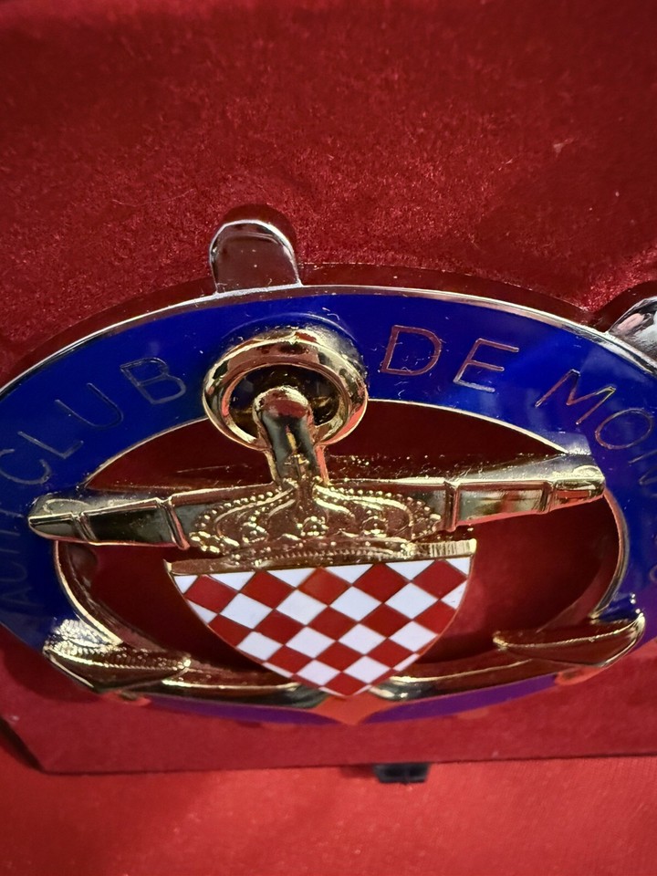 Original YCM Yacht Club De Monaco Badge Emblem Logo Badge Plate Grille ...