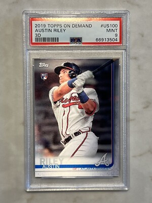 2019 Topps On Demand 3D Atlanta Braves Austin Riley RC - PSA 9 - Low PR ...