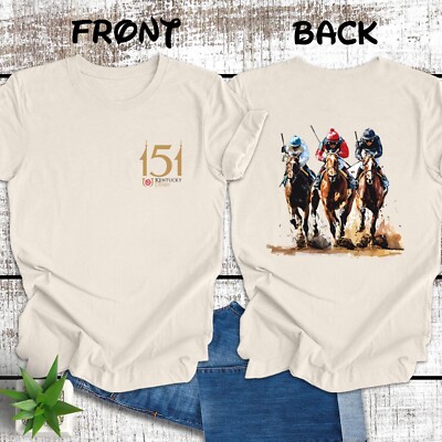 Kentucky Derby Race 2 Sided Shirt, 151st Run For Roses Shirt, Churchill ...