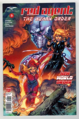 RED AGENT: THE HUMAN ORDER #9 - EDIANO SILVA COVER A - ZENESCOPE/2017 ...