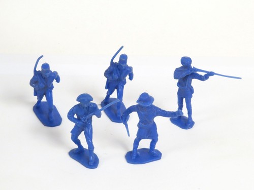 Vintage Lot of MPC Revolutionary Soldier Plastic Toy Figures Blue | eBay