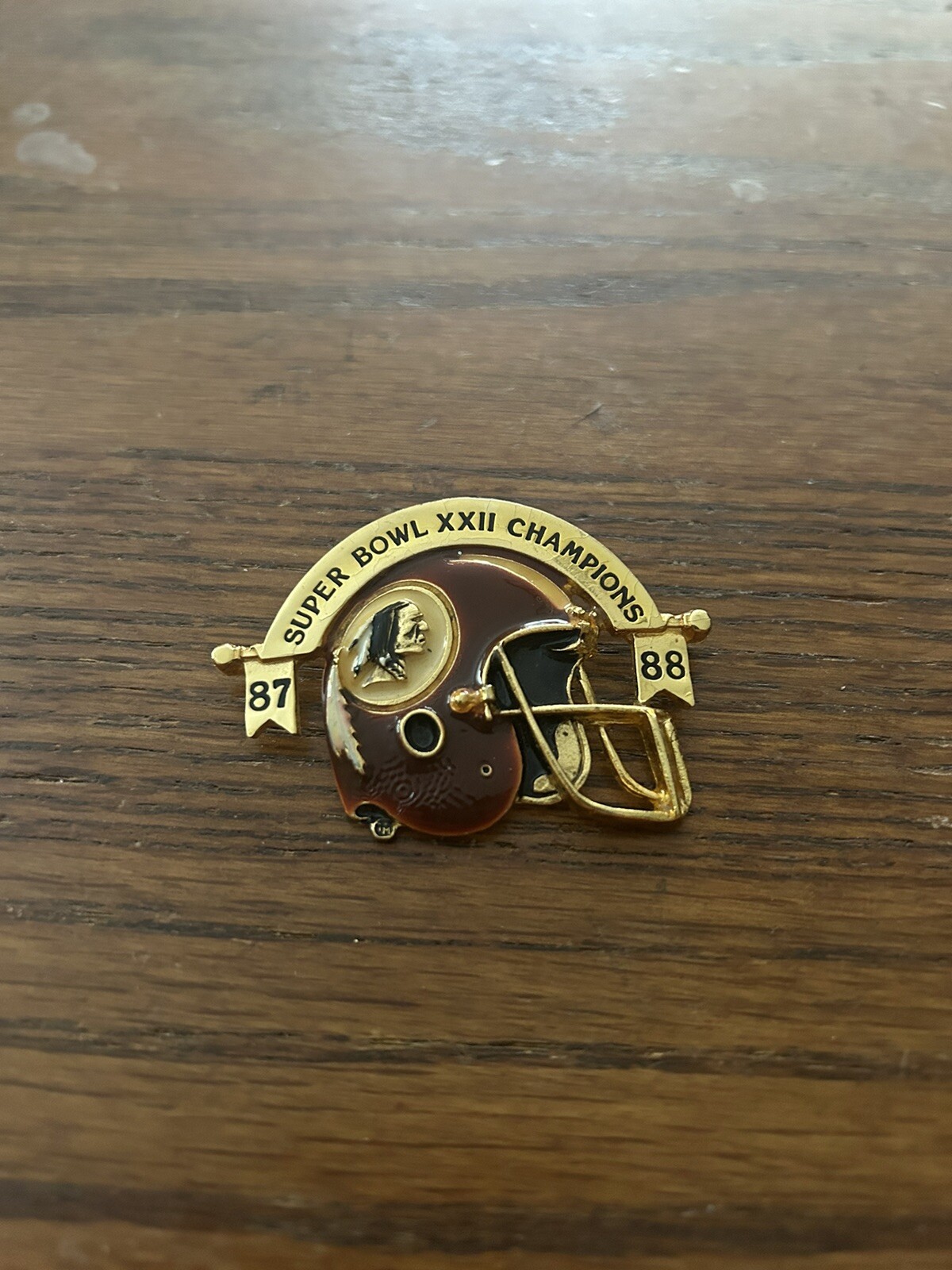 Vintage 1987 Washington Redskins Super Bowl XXII NFL Football Button ...