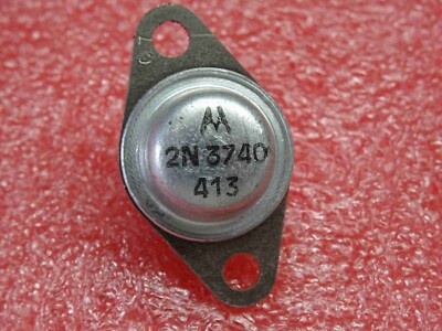 Lot x2: transistor 2N 3740 ~ 2N3740 Si PNP, Vce 60V, Ic 10A, hFE 30 ...