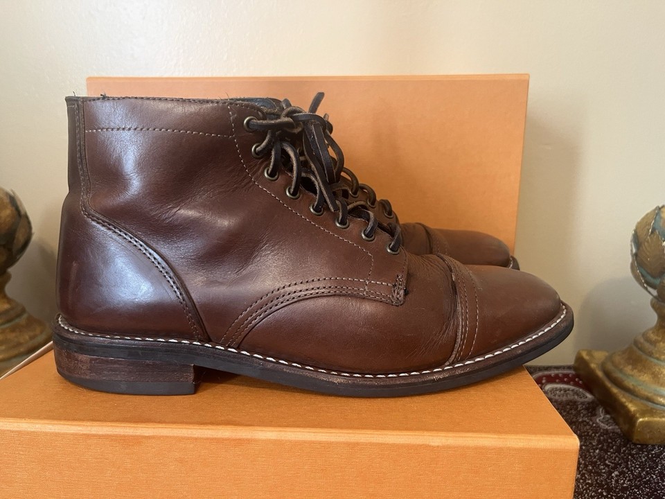 THURSDAY BOOT COMPANY Men’s Vanguard French Roast Brown Leather Boots ...