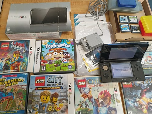 Nintendo 3ds,11 games, charger, books & cartridge cases +more, Tested ...