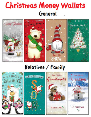 Christmas Money Wallets - General / Relatives | eBay UK