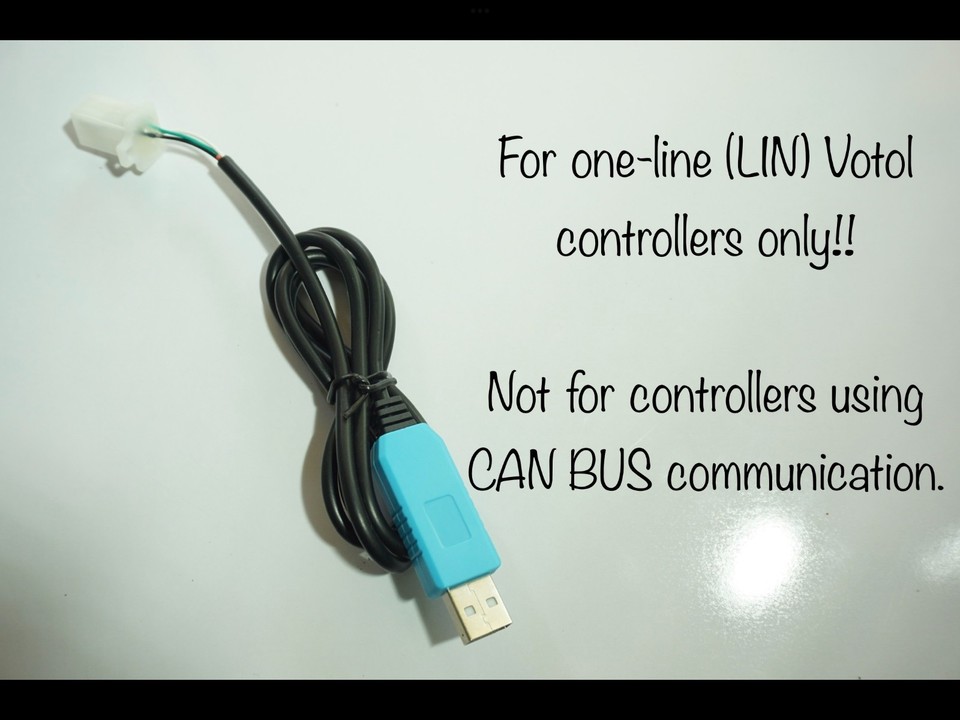 VOTOL Controller Programming Debugging Data USB PC Wire Cable EV ...